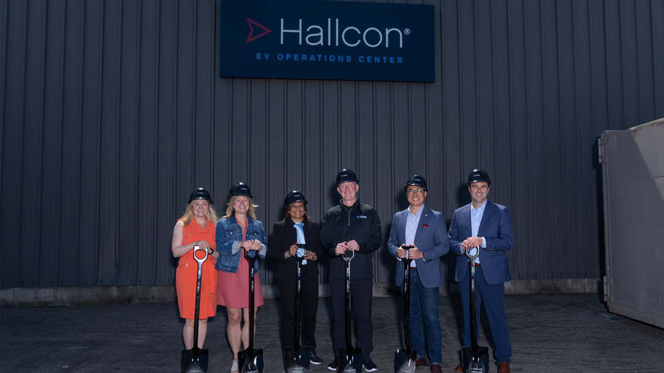 Hallcon Breaks Ground on Washington’s Largest EV Fleet Charging ...